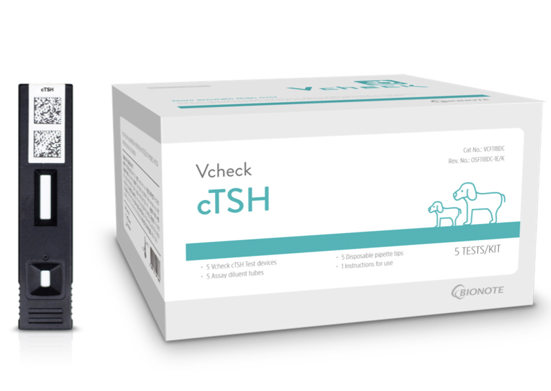 Vcheck 檢驗/Vcheck cTSH 犬促甲狀腺素-生展寵物醫療保健部